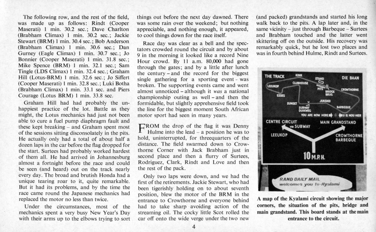 SAF GP 1967 | MEMORABILIA – Top F1