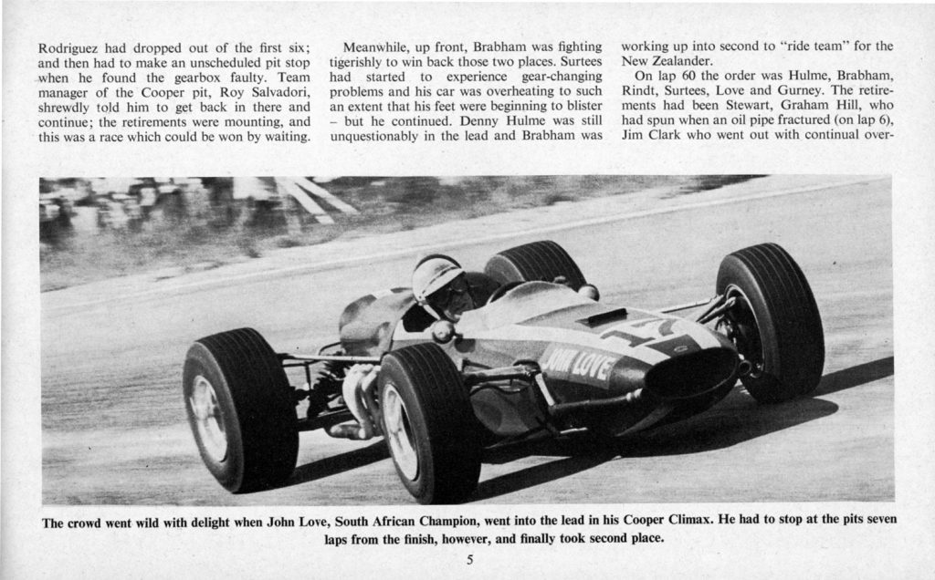 SAF GP 1967 | MEMORABILIA – Top F1