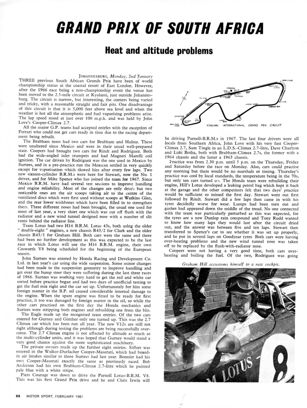 SAF GP 1967 | MEMORABILIA – Top F1